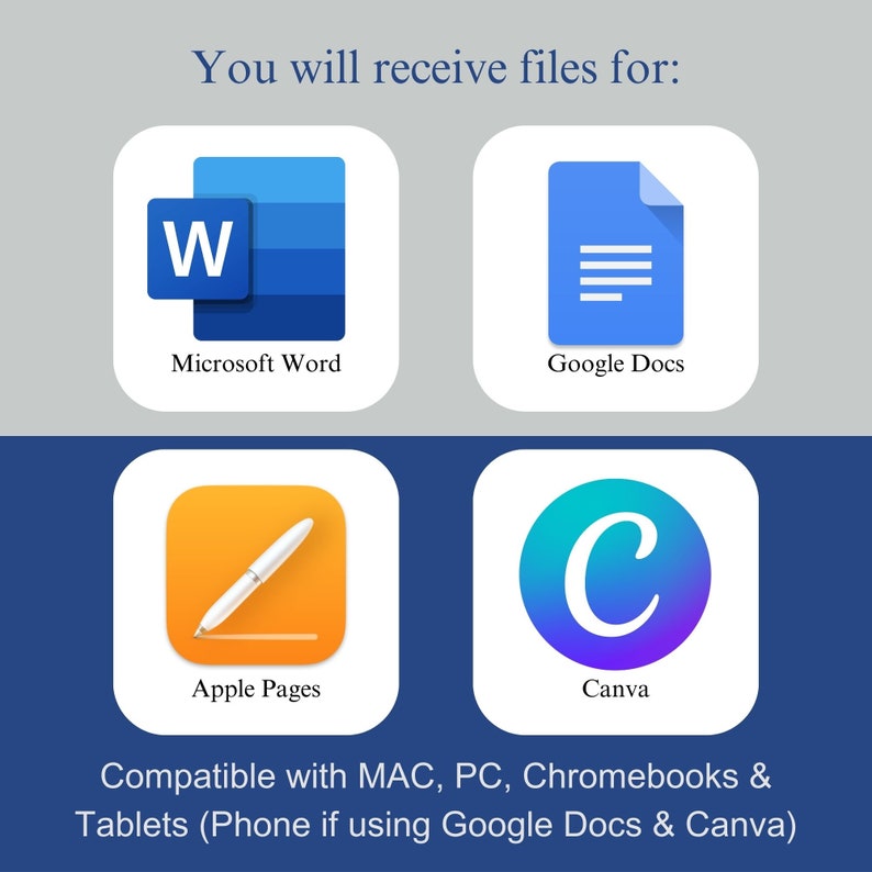 ATS Friendly Resume Template for Canva, Word, Google Docs, Pages ...