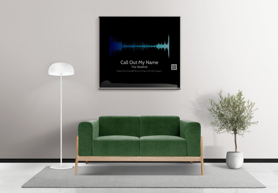 Song Sound Wave Print Custom Sound Wave Gift Sound Wave Gift for ...