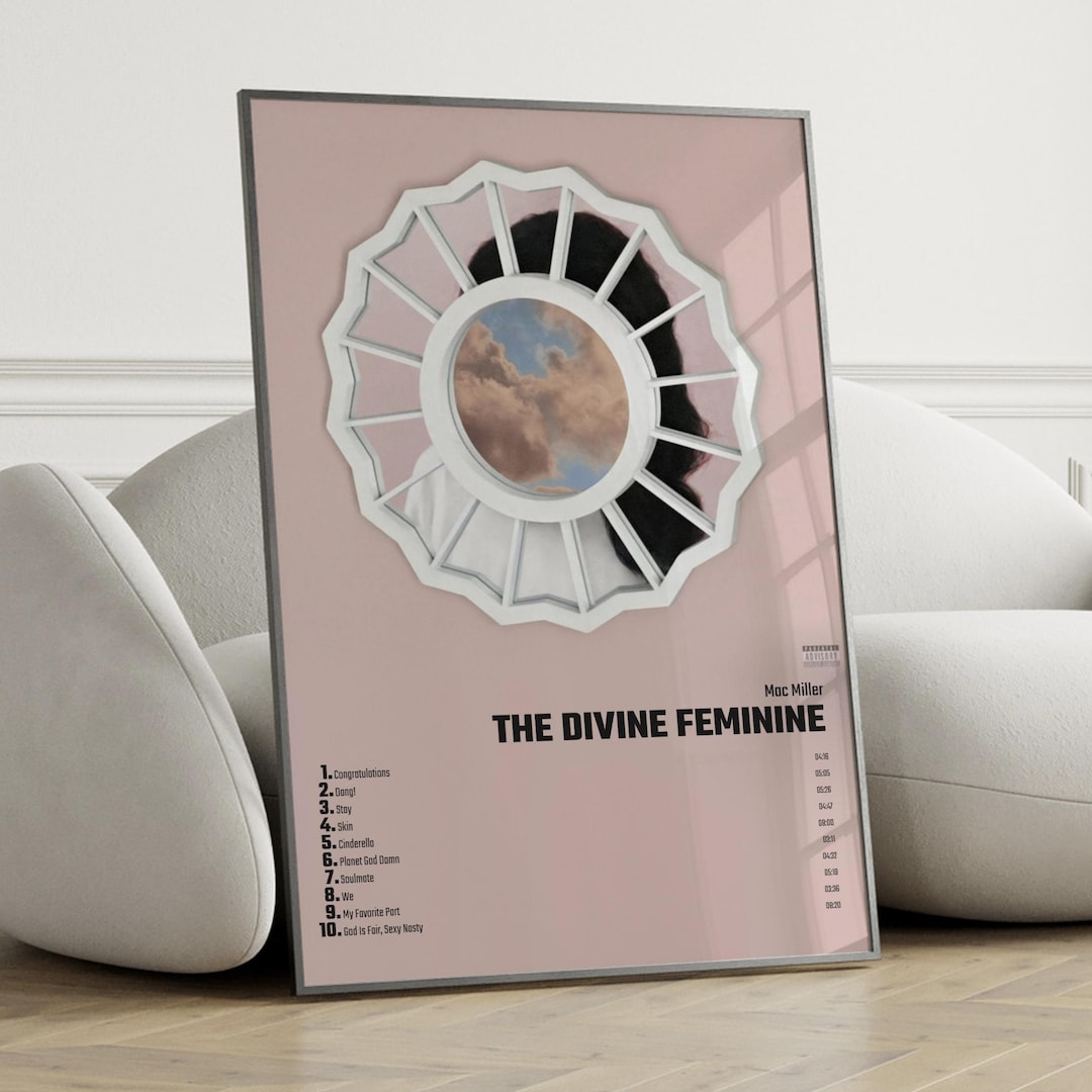 Mac Miller the Divine Feminine Album Cover Poster Wall Art - Etsy