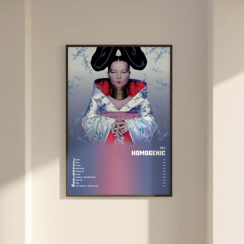 Björk Homogenic Album Cover Poster Wall Art Bjrk Homogenic - Etsy