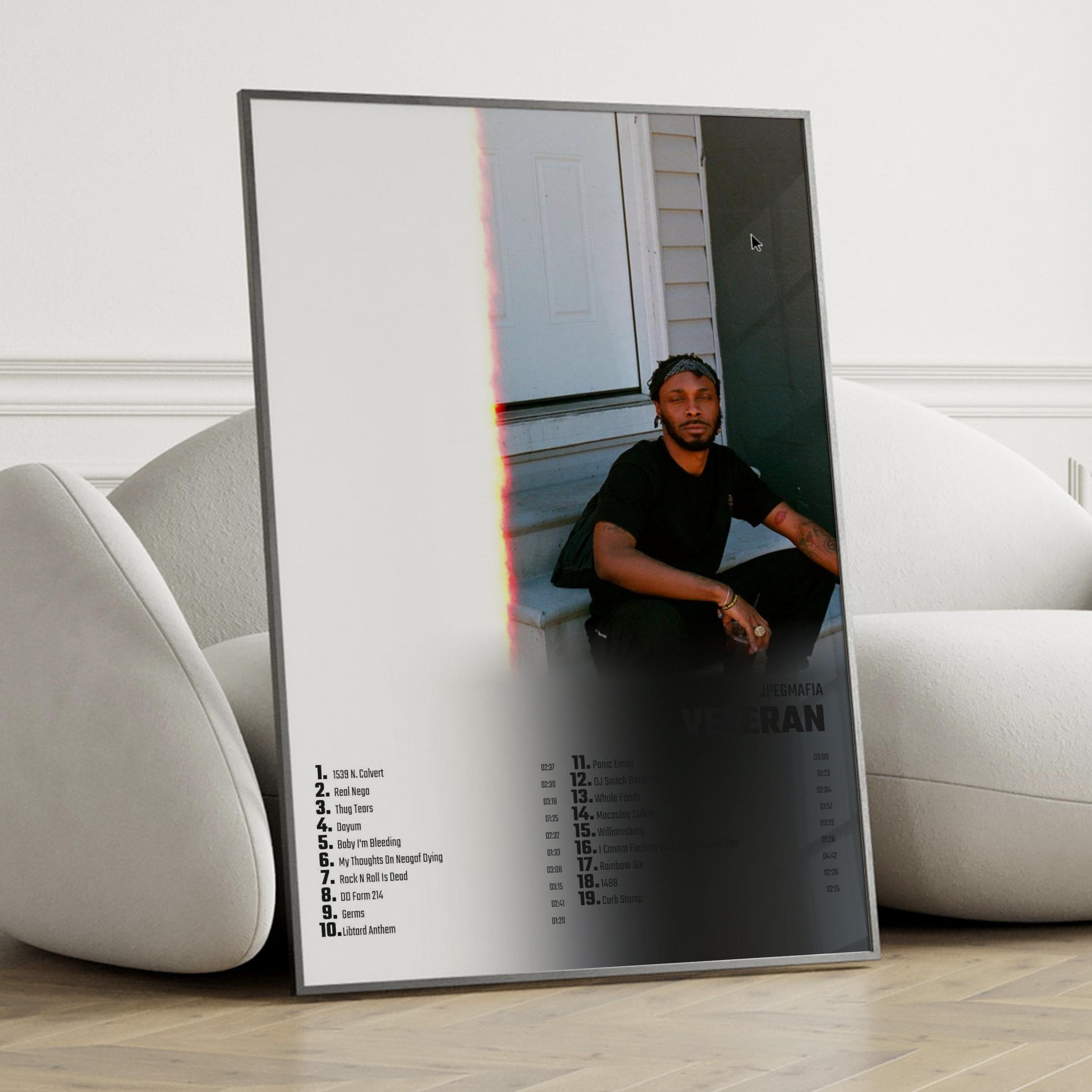Jpegmafia Veteran Album Cover Poster Wall Art JPEGMAFIA - Etsy