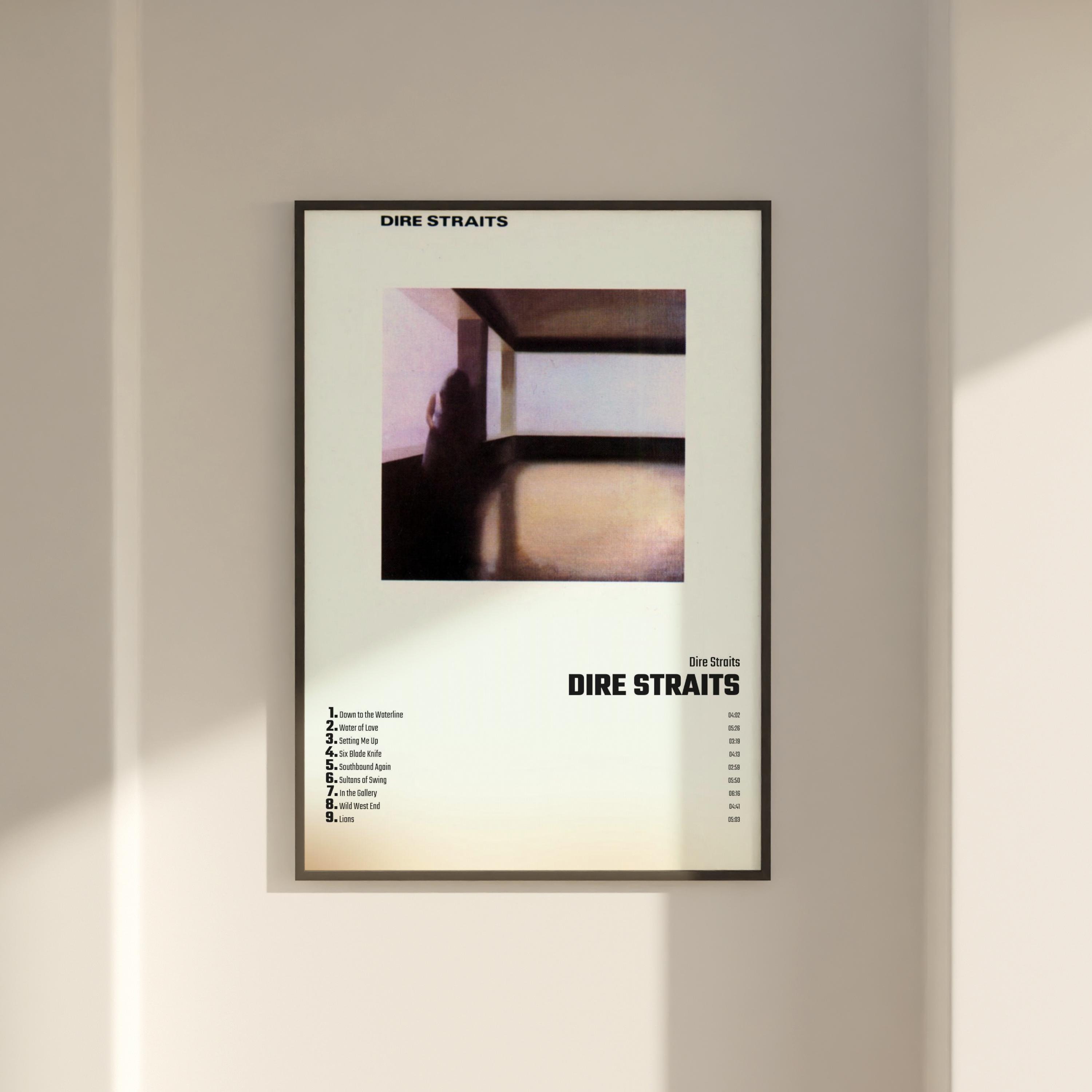 Dire Straits Dire Straits Album Cover Poster Wall Art Dire - Etsy