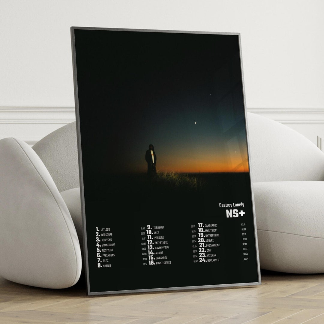 Destroy Lonely Ns Album Cover Poster Wall Art Destroy - Etsy