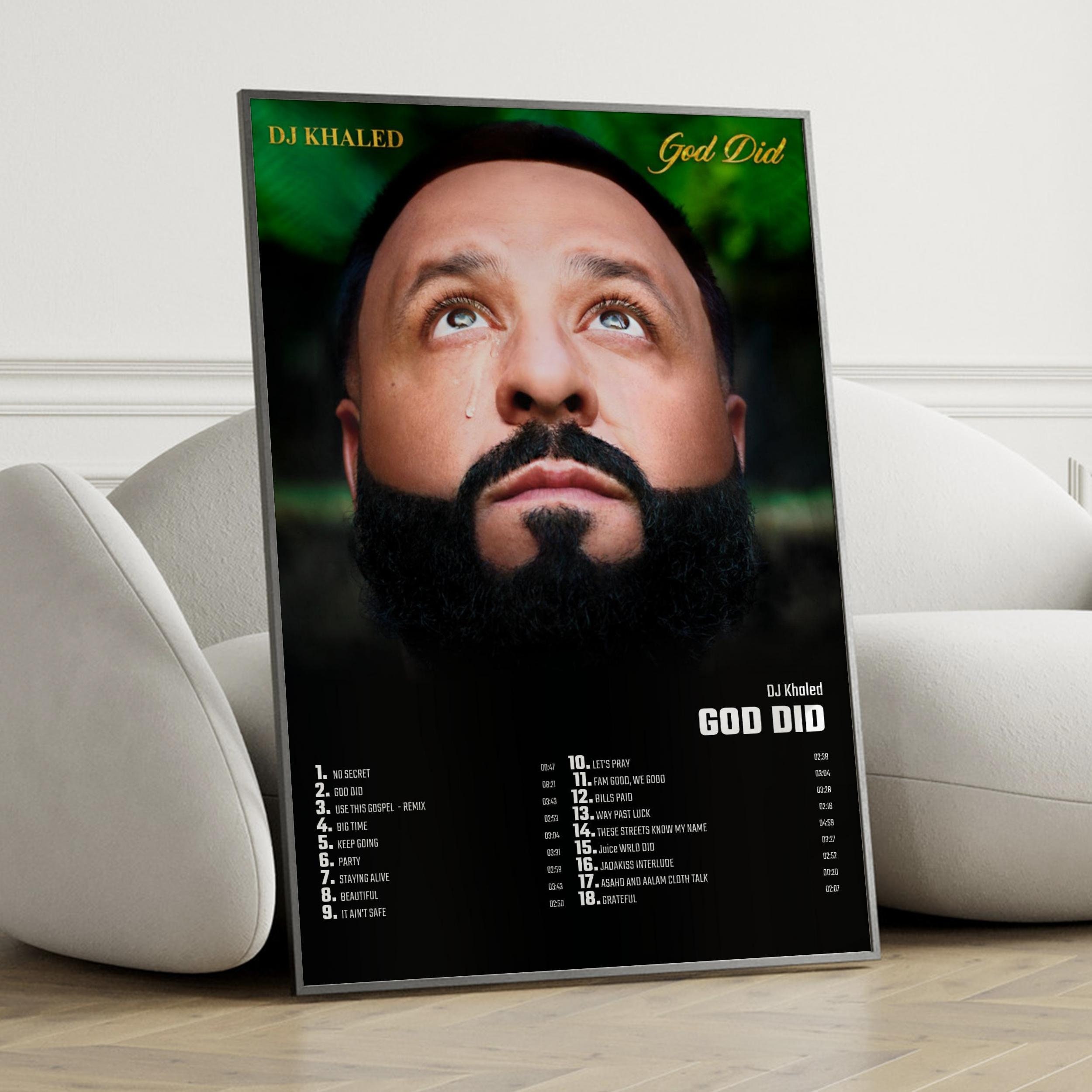 Dj Khaled God Did Album Cover Poster Wall Art DJ Khaled - Etsy