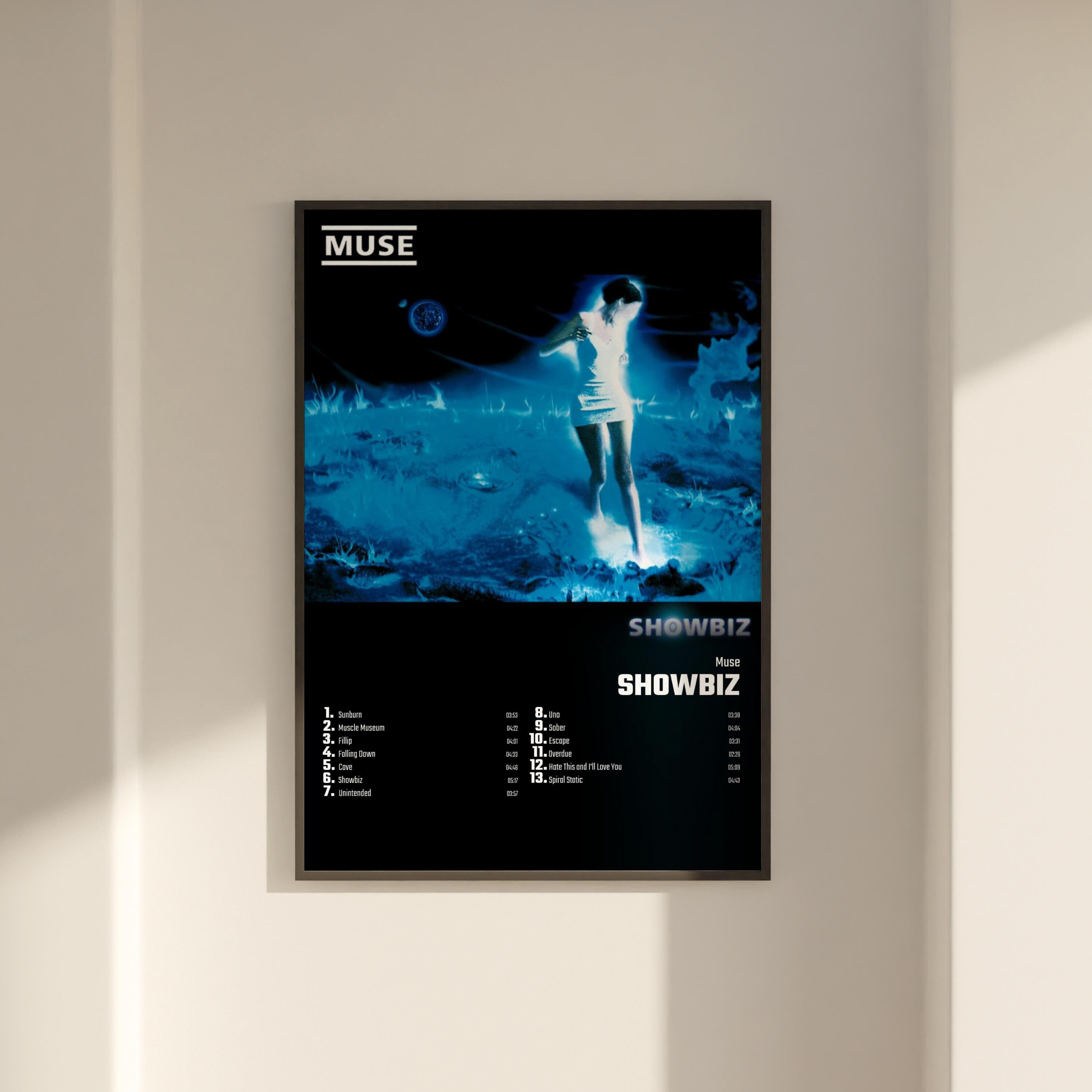 Muse Showbiz Album Cover Poster Wall Art Muse Showbiz - Etsy Australia