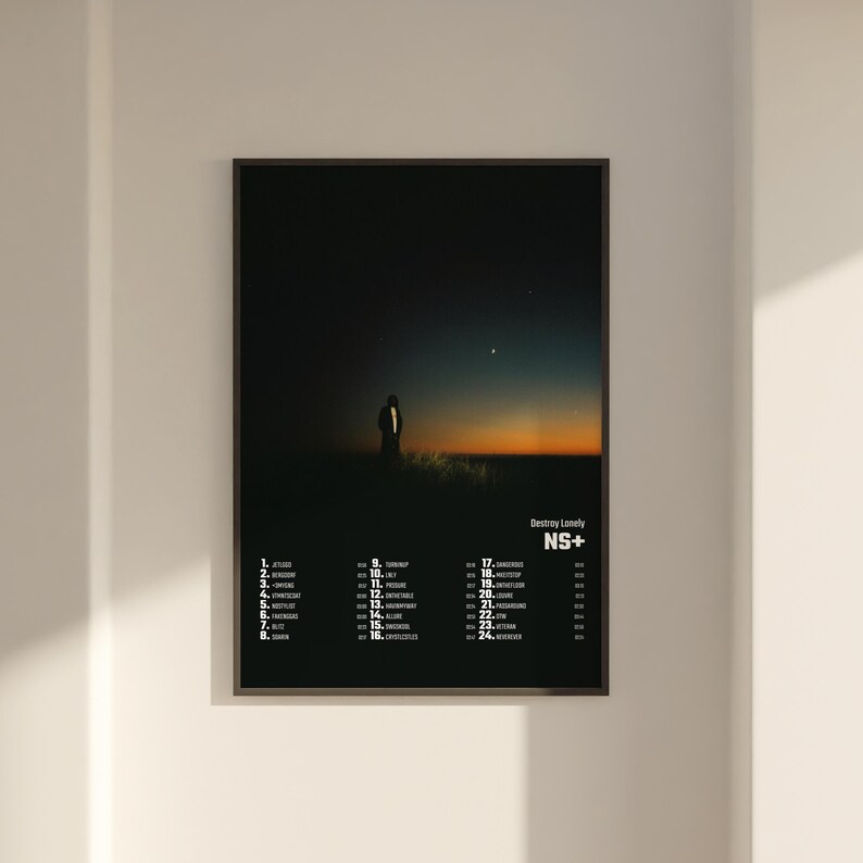 Destroy Lonely Ns Album Cover Poster Wall Art Destroy - Etsy