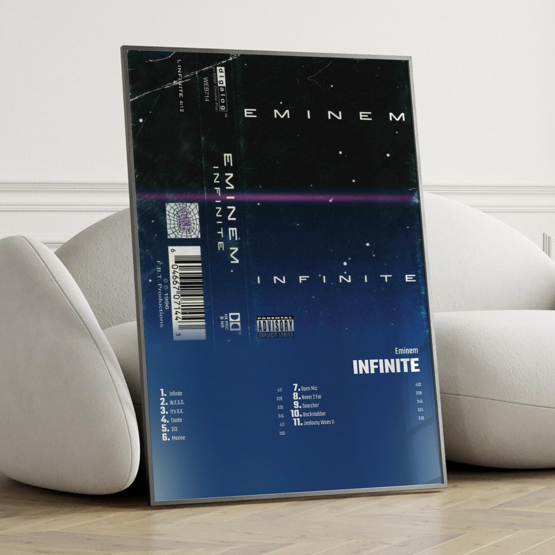 Eminem Infinite Album Cover Poster Wall Art Eminem - Etsy