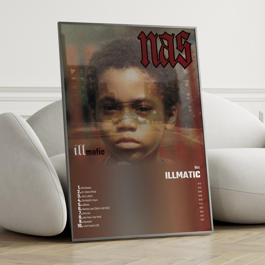 Nas Illmatic Album Cover Poster Wall Art Nas Illmatic - Etsy Australia