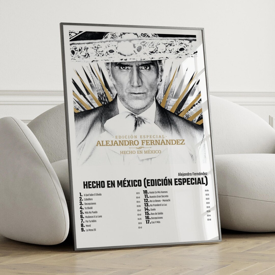 Alejandro Fernández Hecho En México Edición Especial Album - Etsy