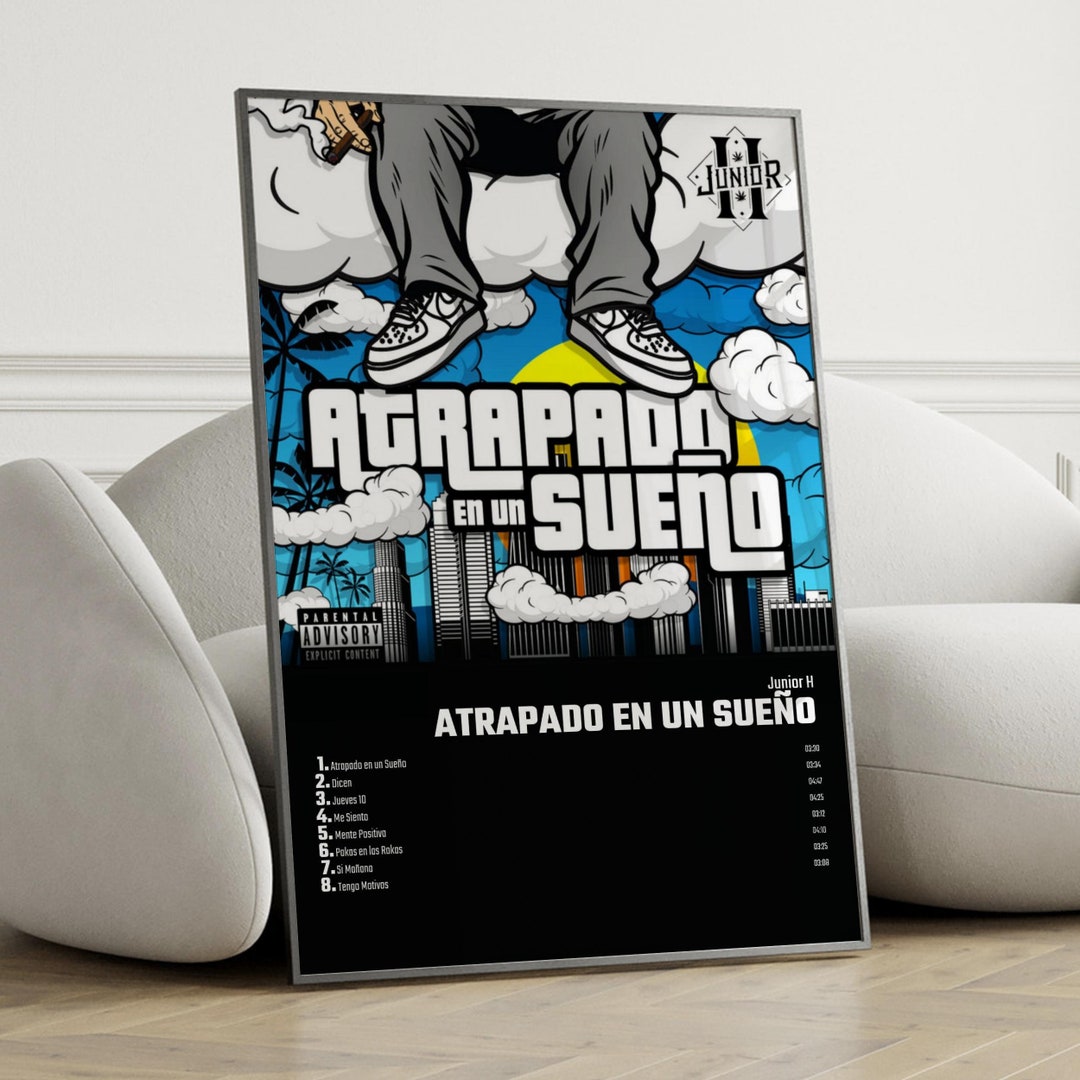 Junior H Atrapado En Un Sueño Album Cover Poster Wall Art - Etsy Junior H Atrapado En Un Sueño Album Cover Poster Wall Art - Etsy
