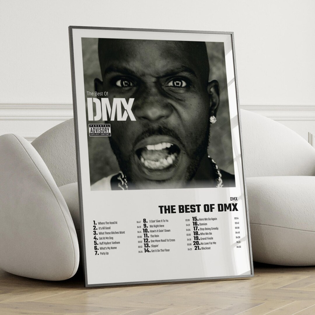 Dmx the Best of Dmx Album Cover Poster Wall Art DMX the - Etsy
