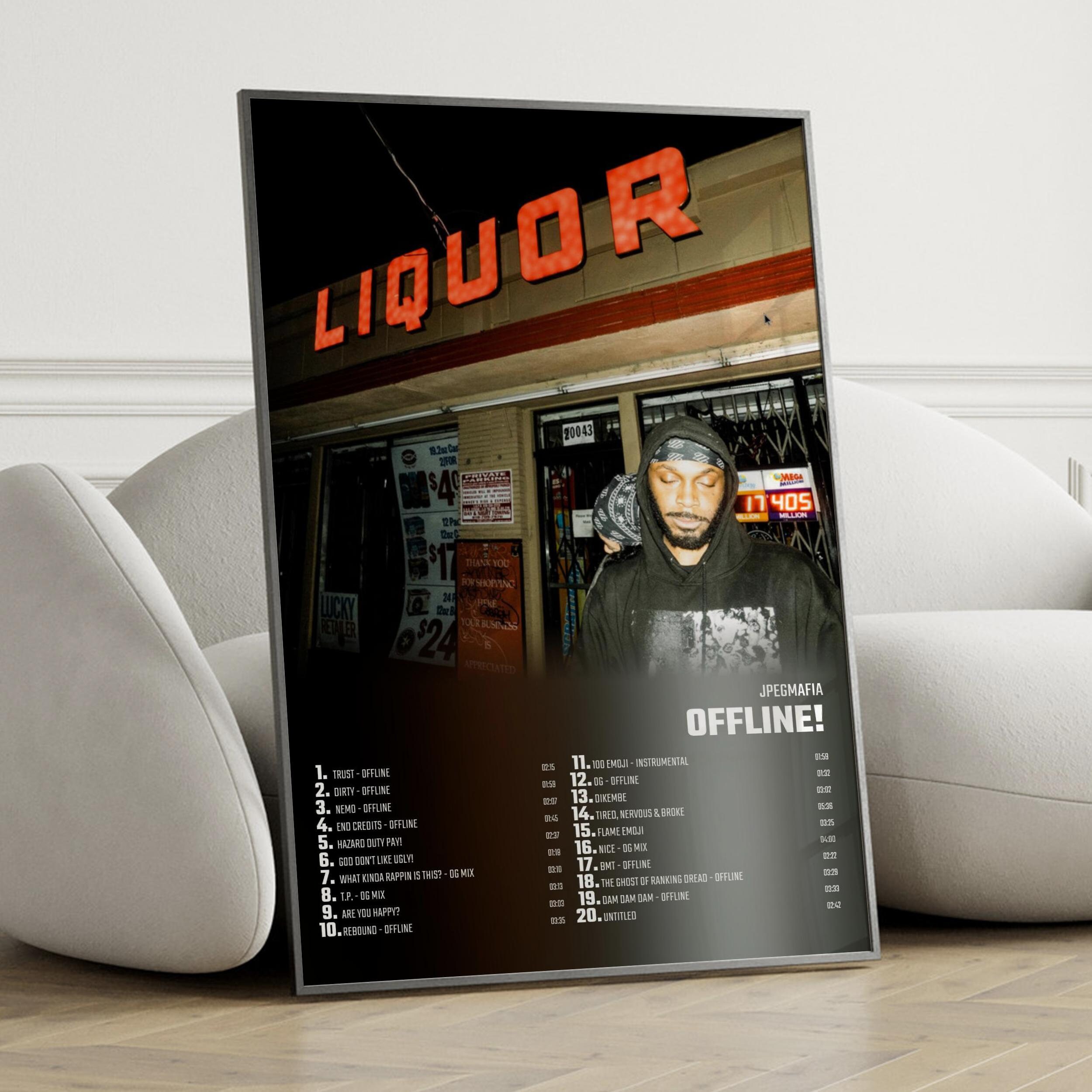 Jpegmafia Offline Album Cover Poster Wall Art JPEGMAFIA - Etsy