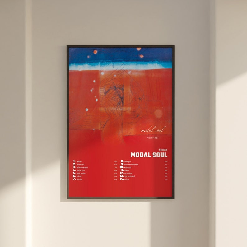 Nujabes Modal Soul Album Cover Poster Wall Art Nujabes - Etsy