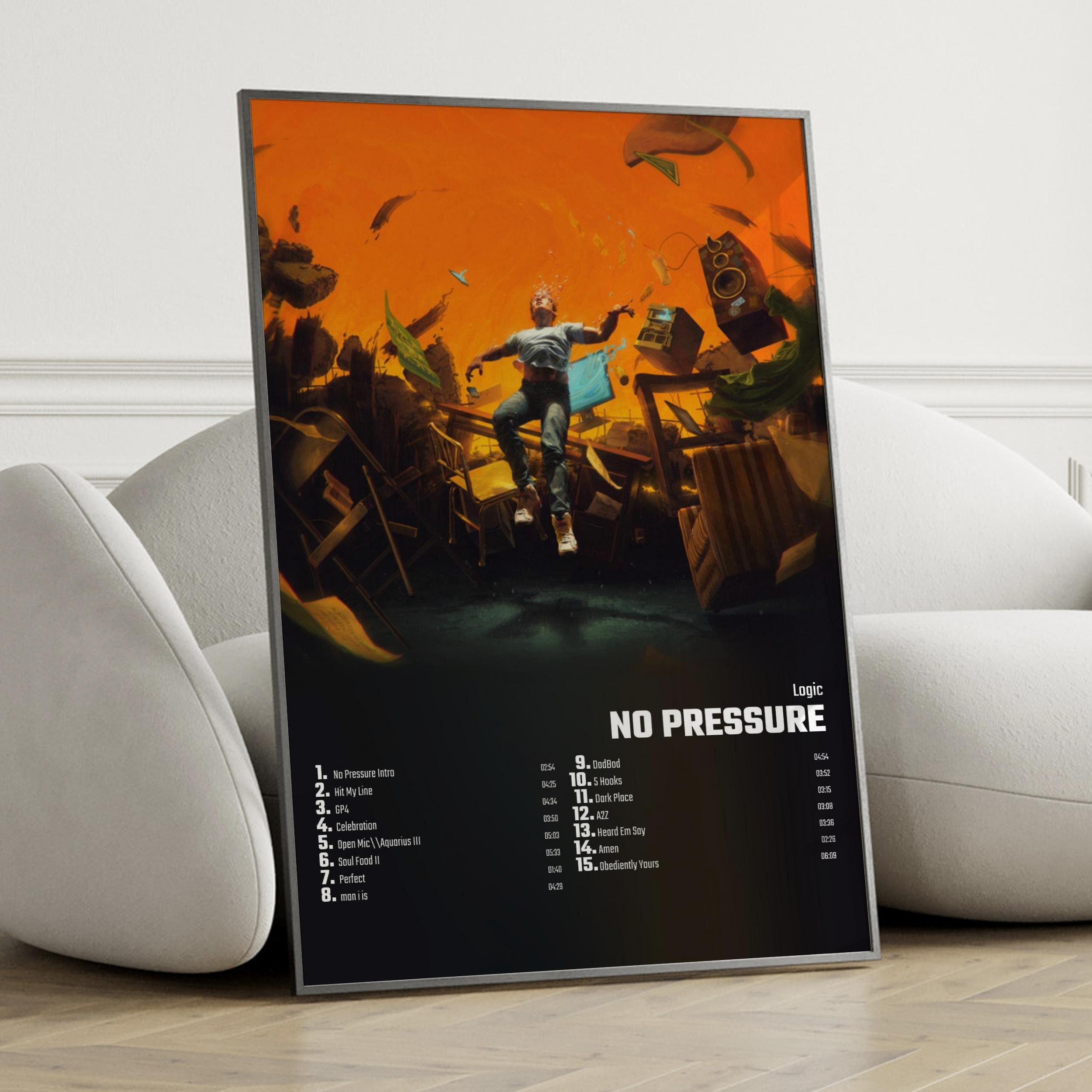 Logic No Pressure Album Cover Poster Wall Art Logic No - Etsy