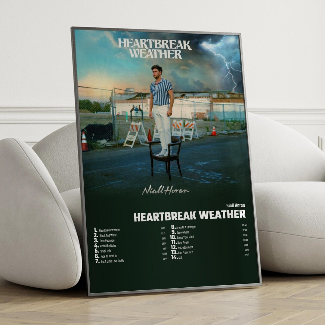 Niall Horan Heartbreak Weather Album Cover Poster Wall Art - Etsy