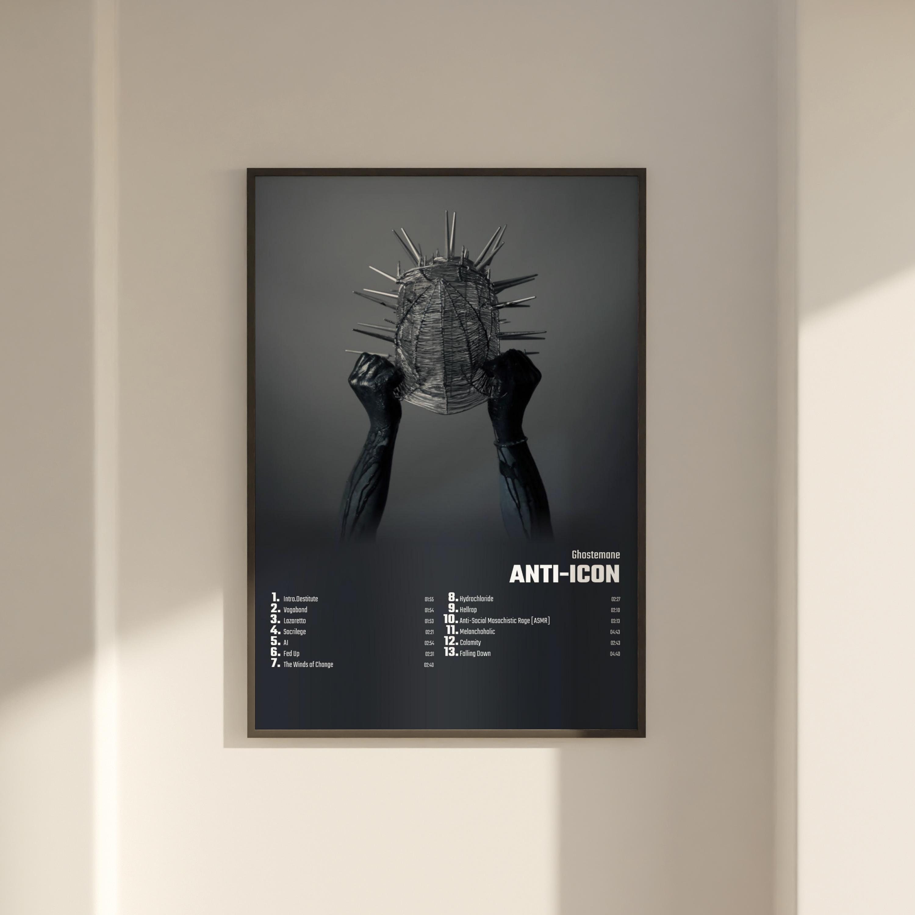 Ghostemane Anti-icon Album Cover Poster Wall Art - Etsy