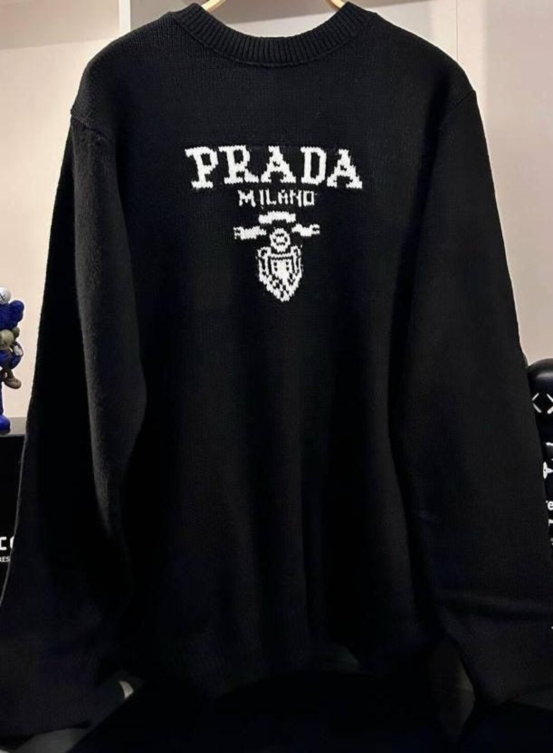 Vintage Prada Unisex Knitted Sweatshirt Jumper , Size S - Etsy