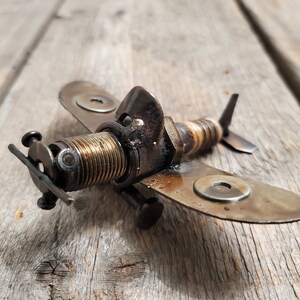 Welded Spark Plug Art, Recycle Metal Art, CHOOSE Style - Etsy