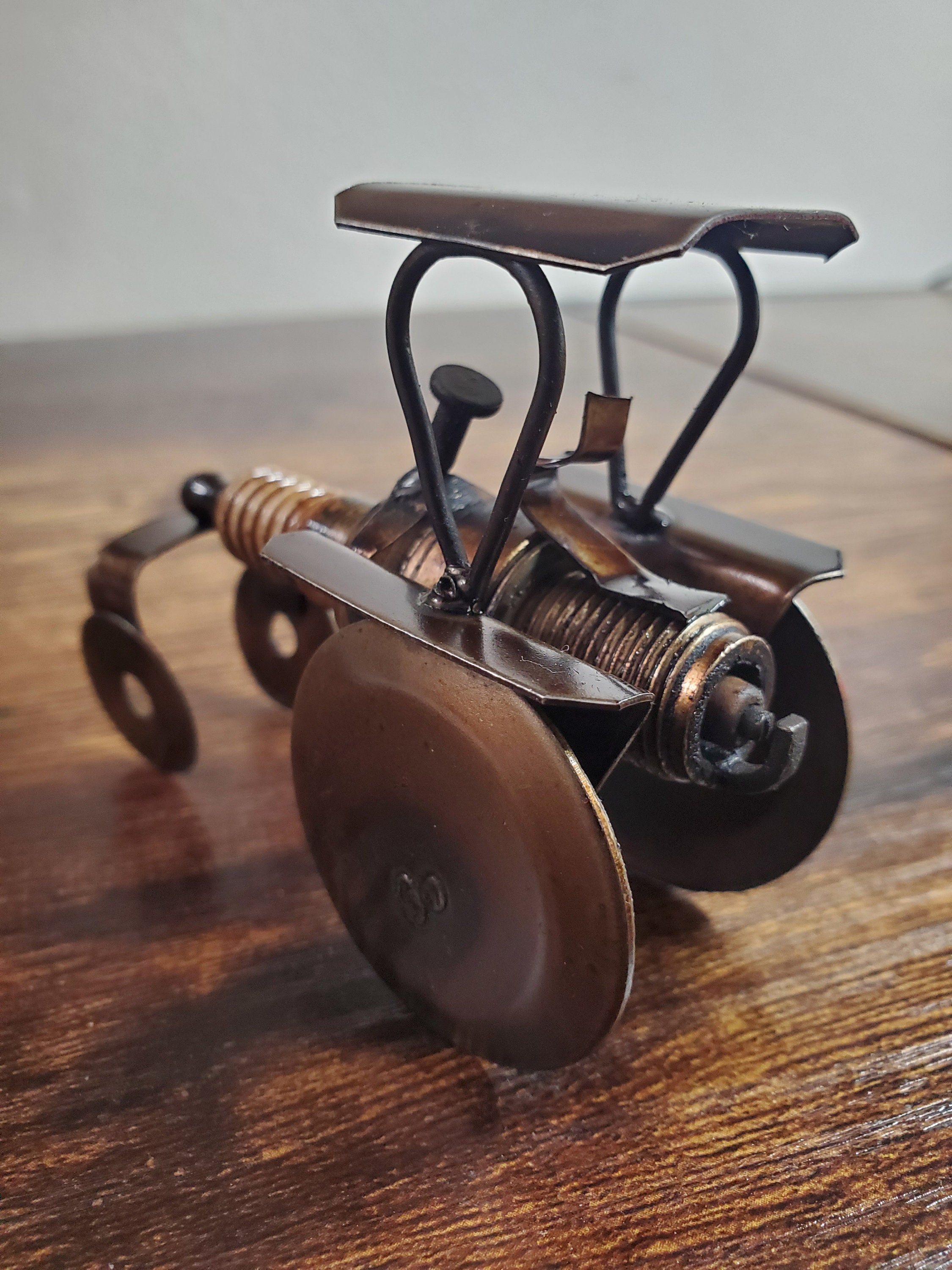 Welded Spark Plug Art, Recycle Metal Art, CHOOSE Style - Etsy