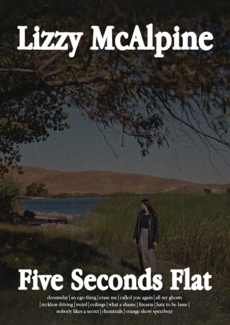 Lizzy Mcalpine - Five Seconds Flat Album Poster (digital Download) - Etsy