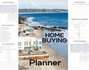Editable Home Buying Planner, House Hunting Checklist, Home Buying ...