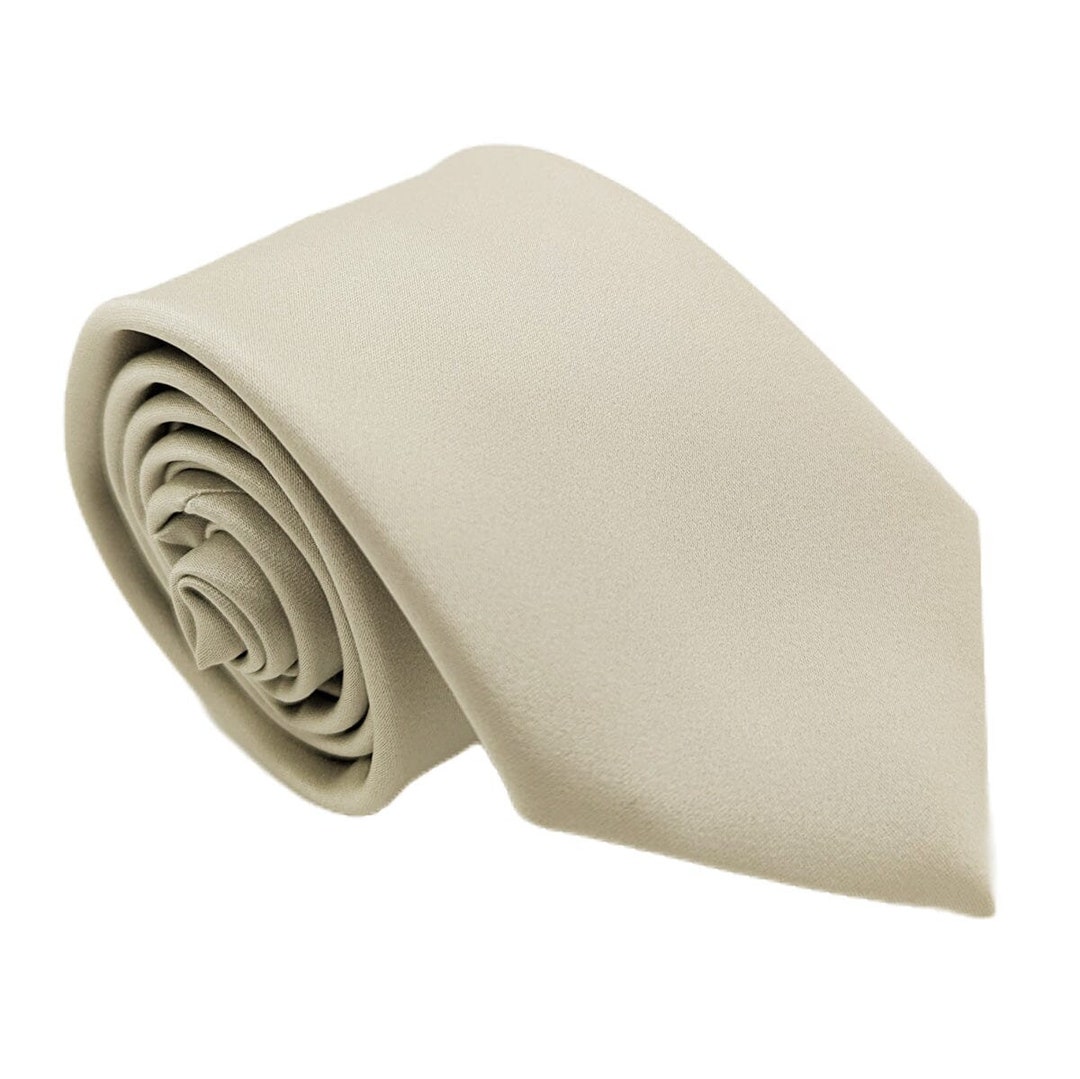 Silver Birch Wedding Tie - Plain Wedding Ties - Sage Wedding - Groom ...