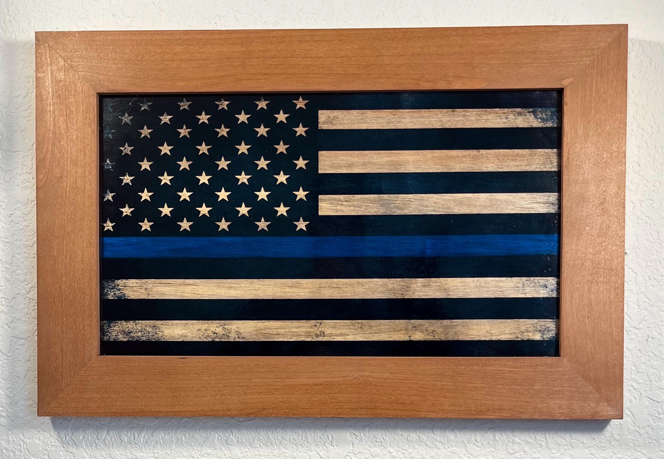 Concealment American Flag Print, Patriotic Art, Concealment Thin Blue ...