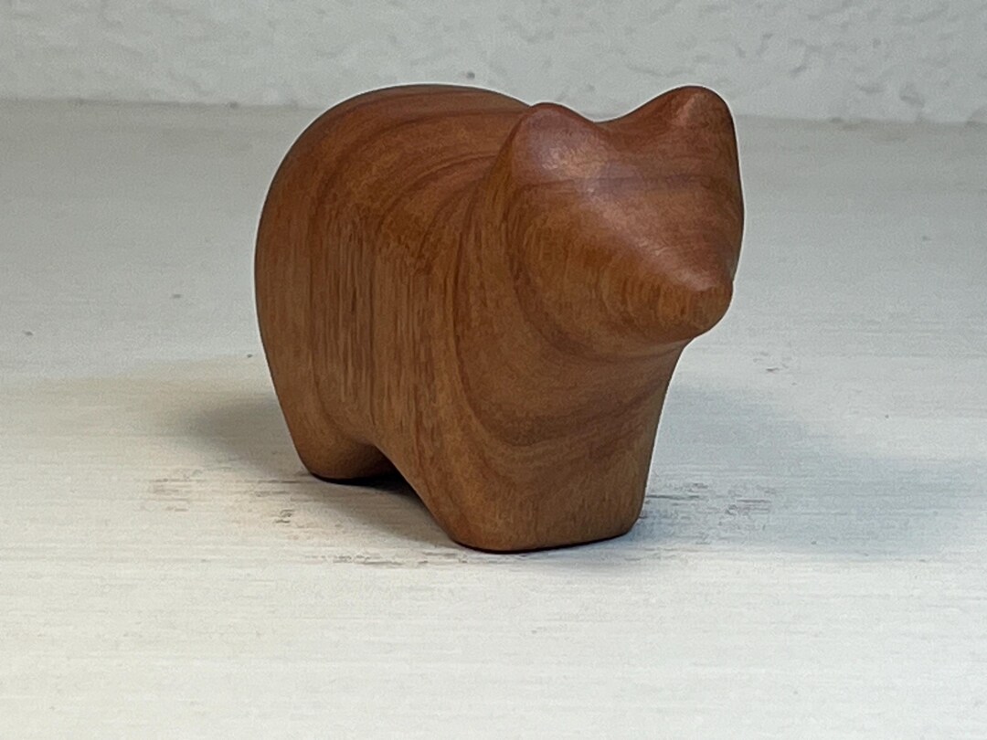 Comfort Bear, Bear Sculpture, Minimalist Bear Figurine, Comfort Bear ...