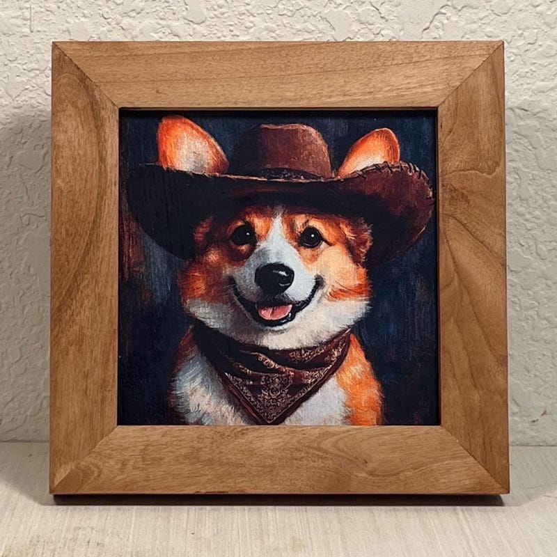 Corgi Print - Etsy