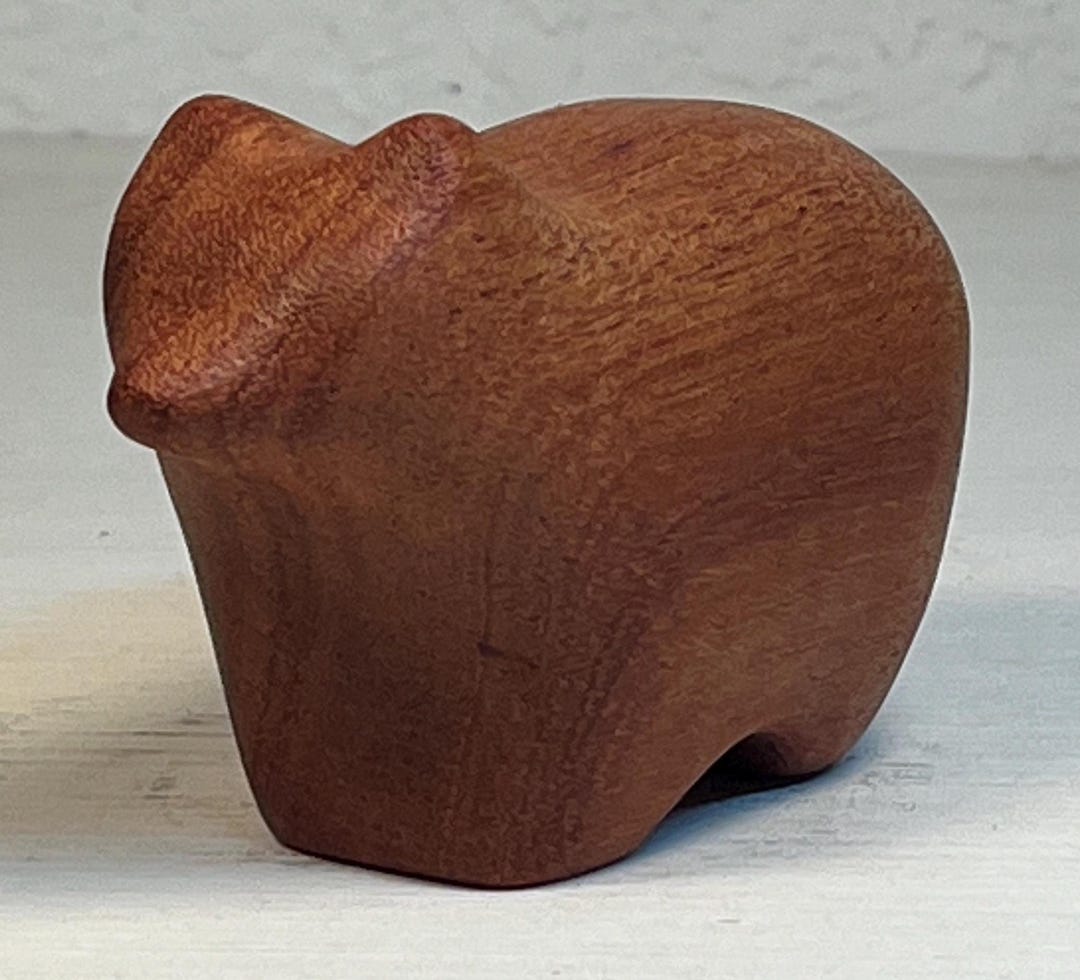 Comfort Bear, Bear Sculpture, Minimalist Bear Figurine, Comfort Bear ...