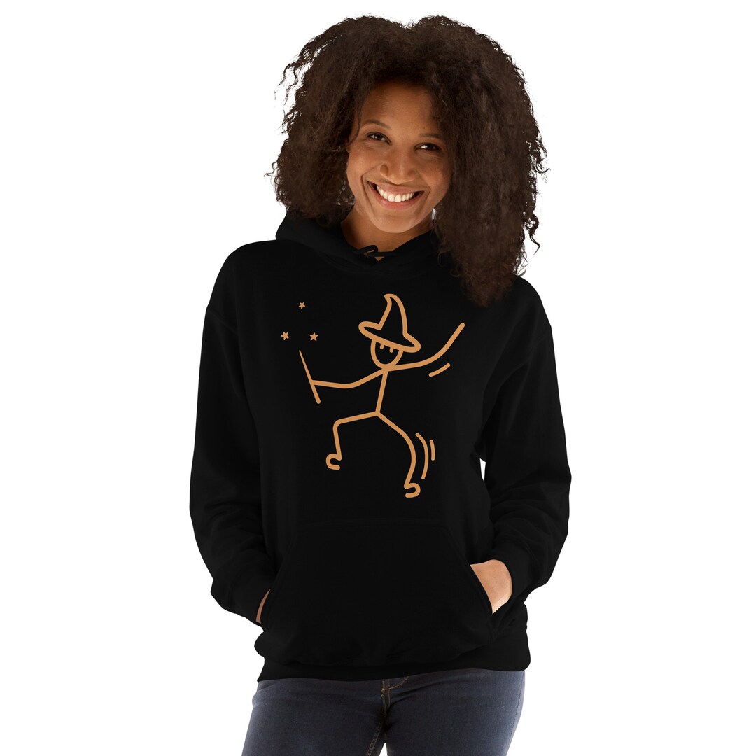 Dancing Wizard Stick Figure Unisex Hoodie - Etsy