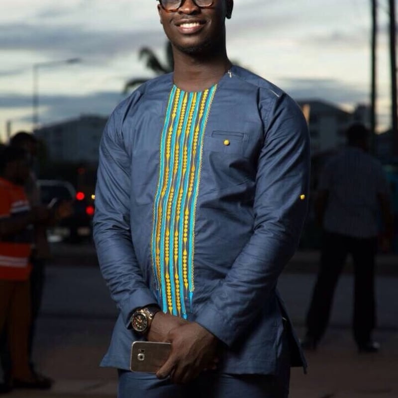 Navy Blue Mens African Outfit - Etsy