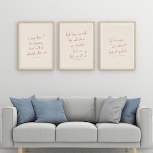 SET OF 3 Addicted Series Wall Art | Book Art Digital Prints | Addicted ...