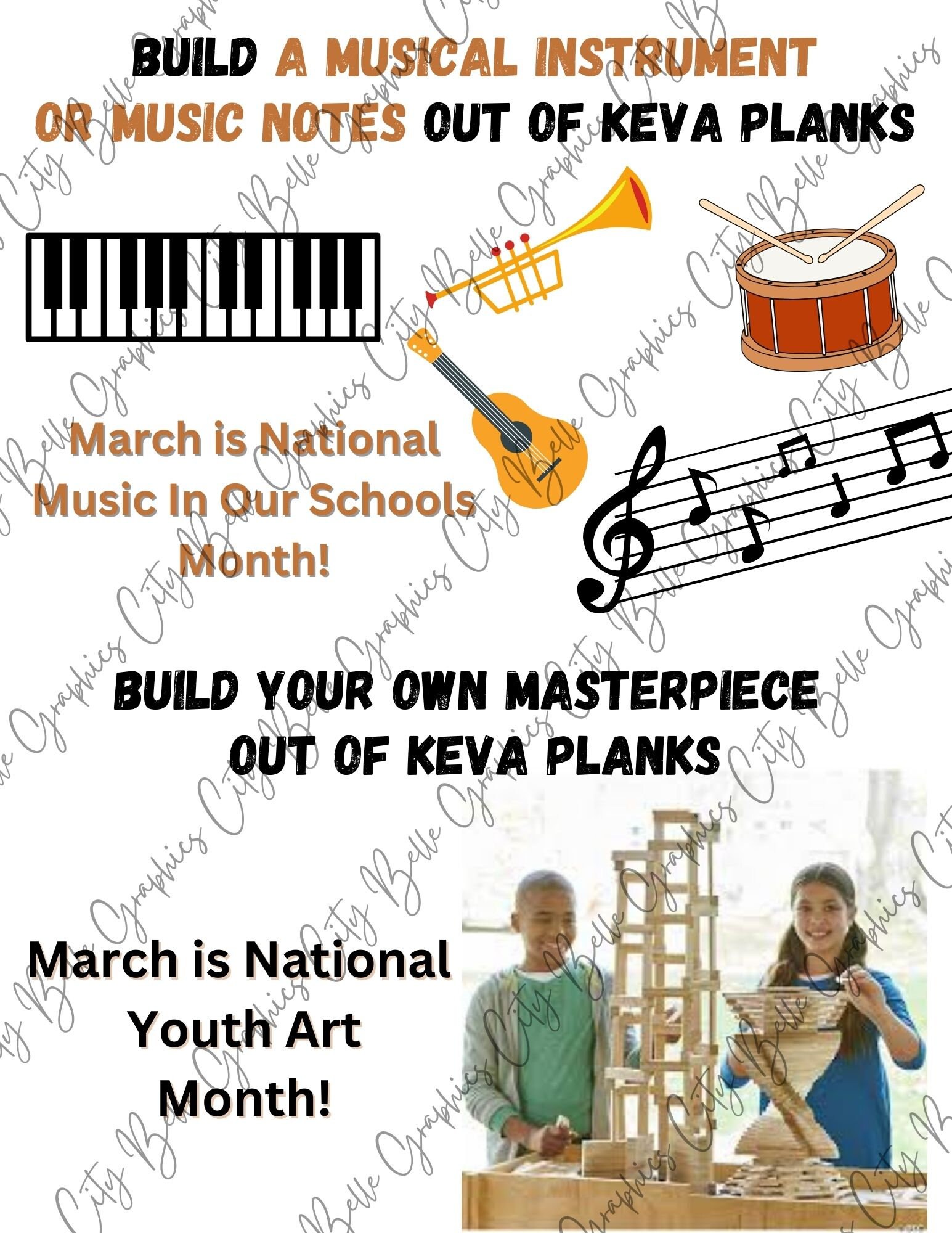 KEVA Plank Challenge Cards for March Holidays and Special Events - Etsy