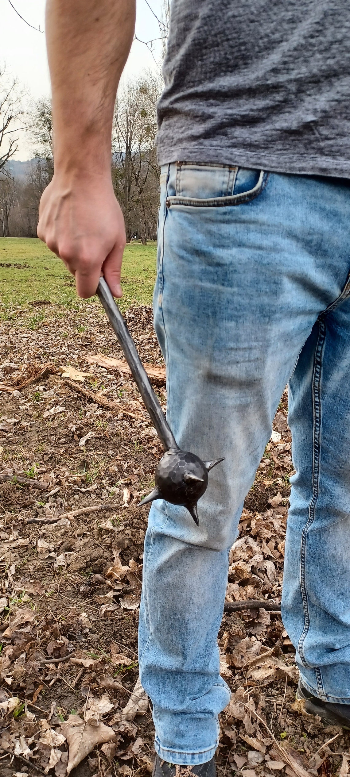 Full Metal Decorative Mace - Etsy