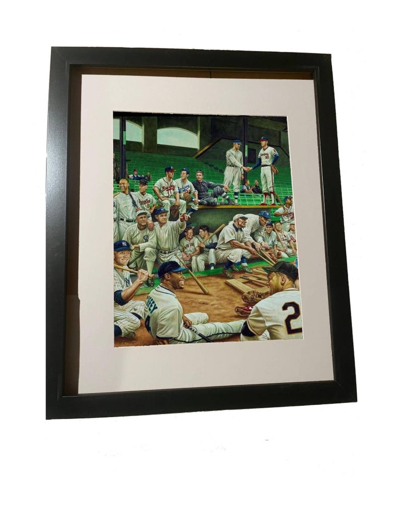 Baseball Legends(framed) - Etsy