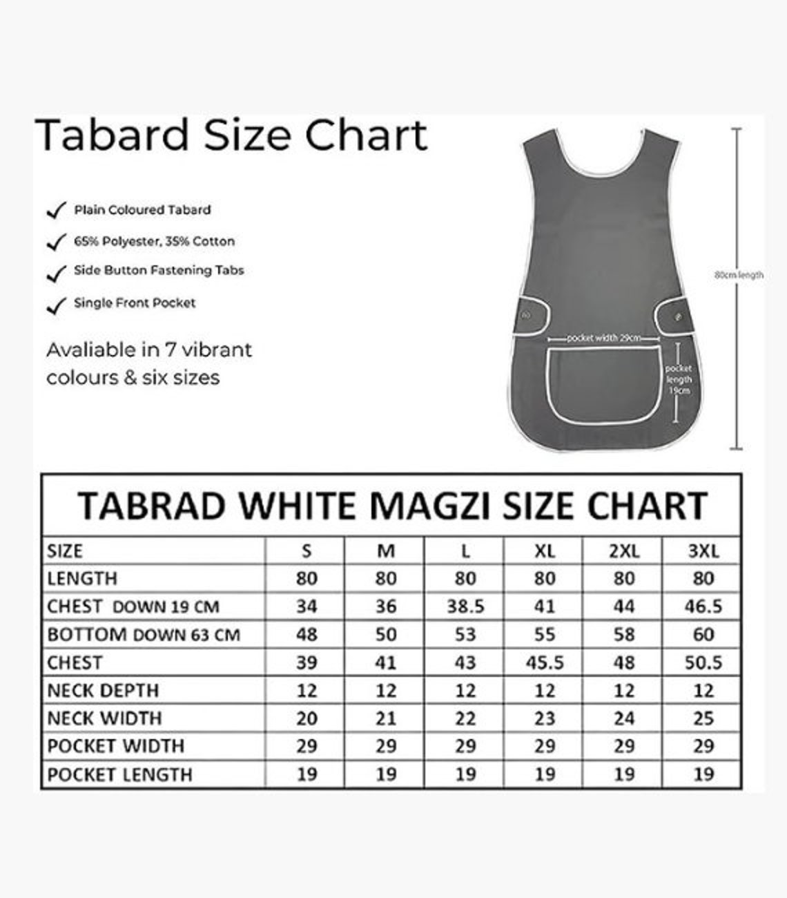 APRONS for Catering /cooking Apron/ Tabard /overall Work Wear /big ...