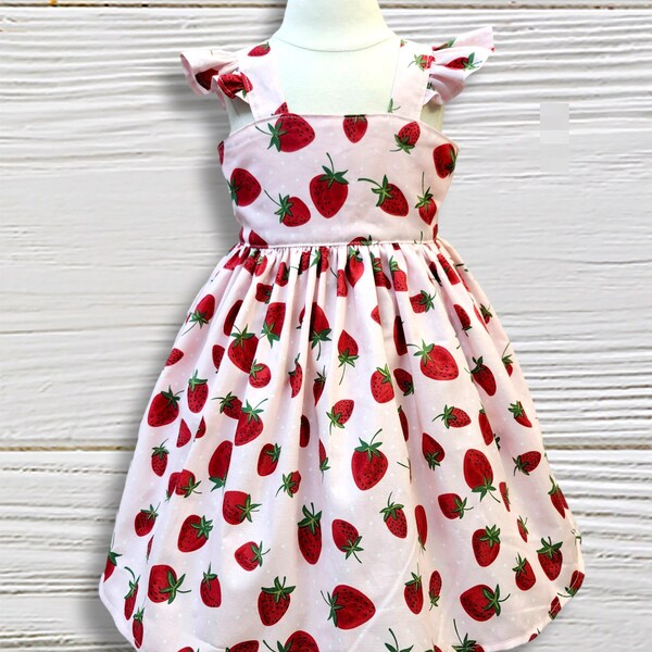 Strawberry Dress - Etsy