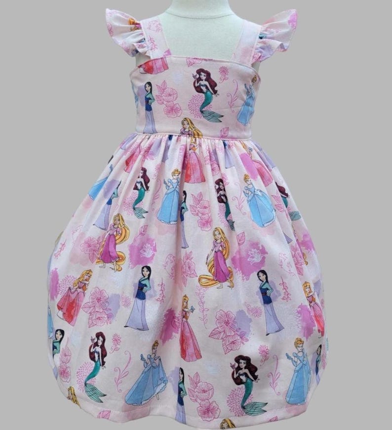 Princess Disney Inspire Dress: Ariel, Cinderella, Aurora - Birthday ...