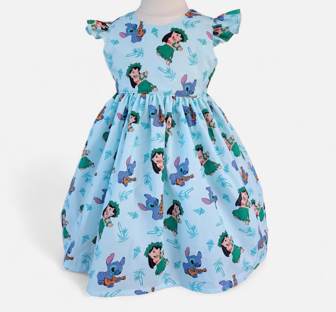 Lilo Stitch Dress, Birthday Stitch Dress, Girls Stitch Party Dress ...