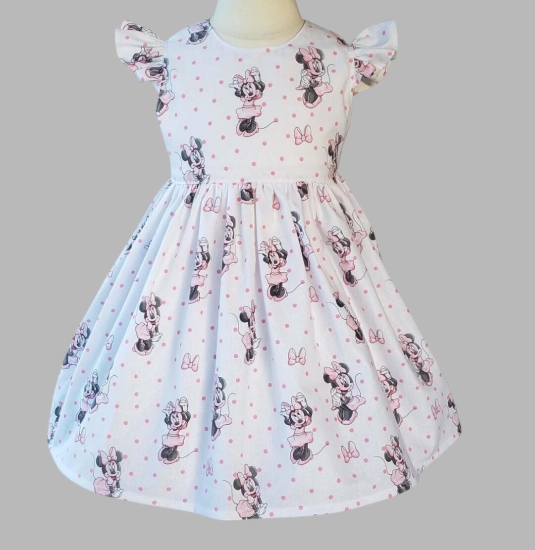 Minnie Mouse Pink Dress - Minnie Dress - White and Pink Minnie Dress ...