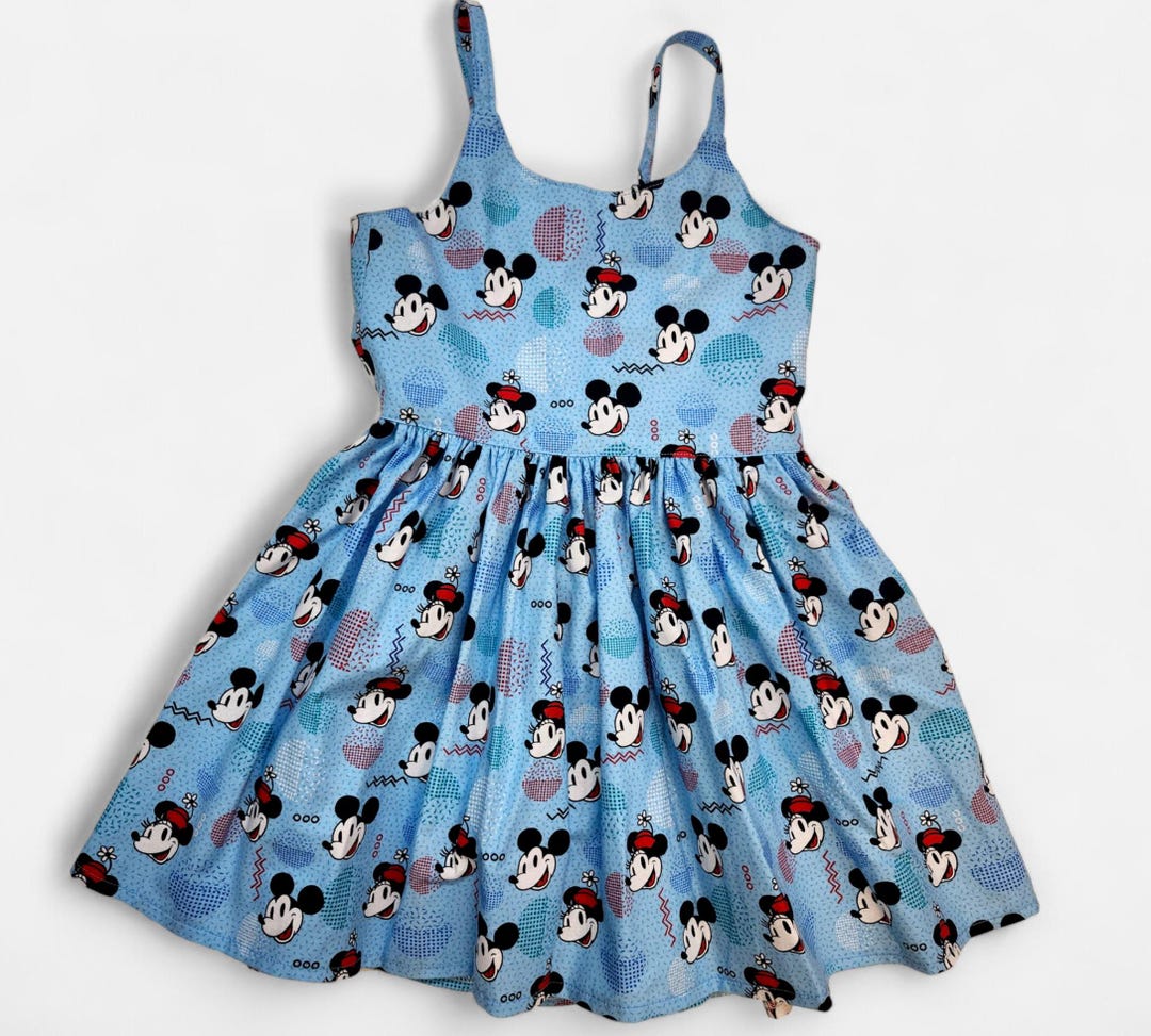 Mickey Minnie Dress, Girls Minnie Open Back Dress, Girl Minnie Mickey ...