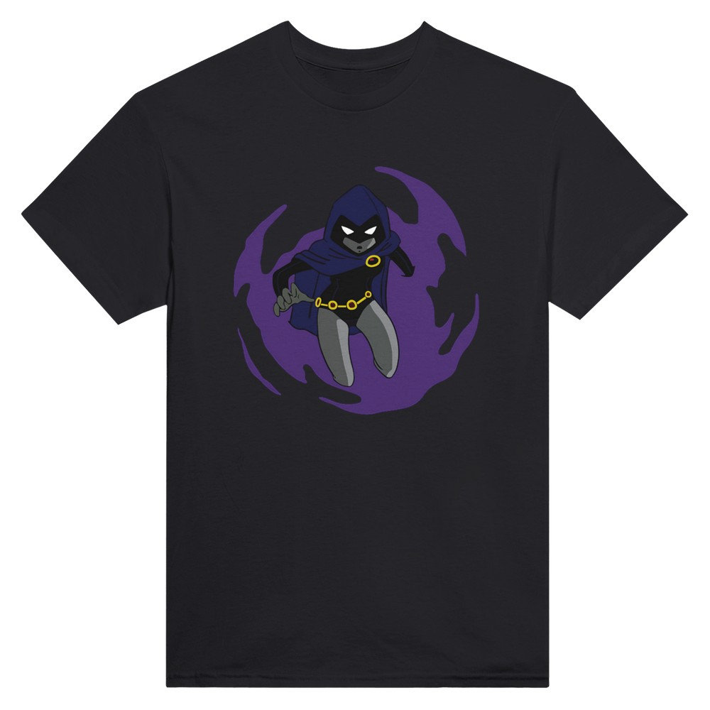 Raven Teen Titans Portal Front Heavyweight Unisex Crewneck T-shirt - Etsy
