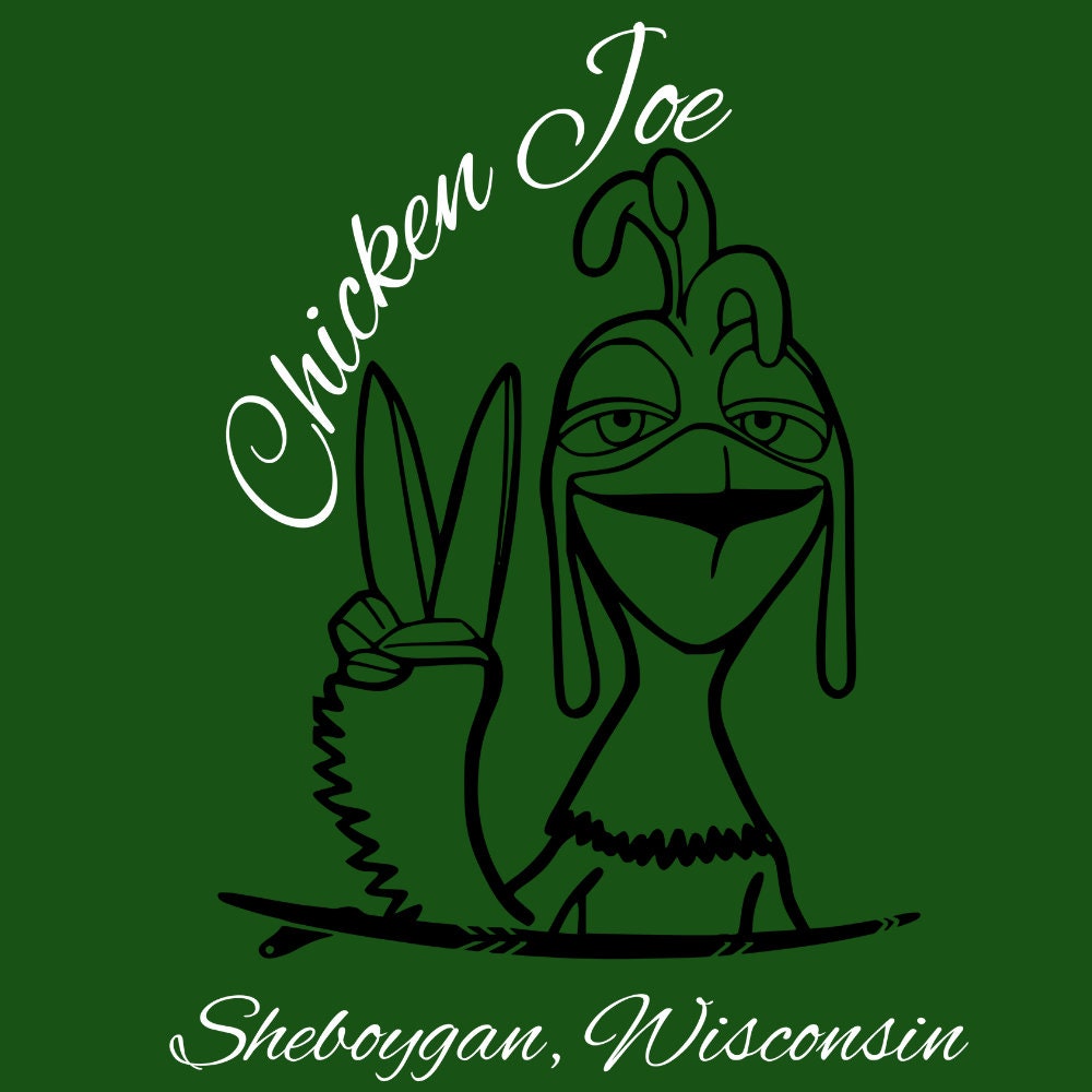 Chicken Joe Surfs Up, Sheboygan, Wisconsin T-shirt - Etsy