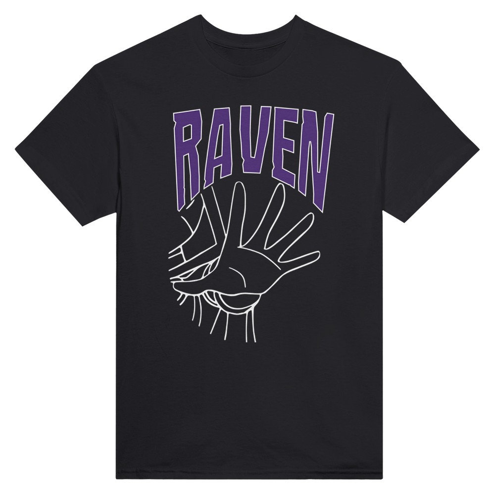 Raven Teen Titans Front and Season 1 Episodes Back T-shirt Heavyweight ...