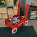 Wooden Car Pusher, Personalized Toy Box, Kids Toy Box, Gift for Kids ...