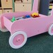 Wooden Car Pusher, Personalized Toy Box, Kids Toy Box, Gift for Kids ...