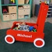 Wooden Car Pusher, Personalized Toy Box, Kids Toy Box, Gift for Kids ...