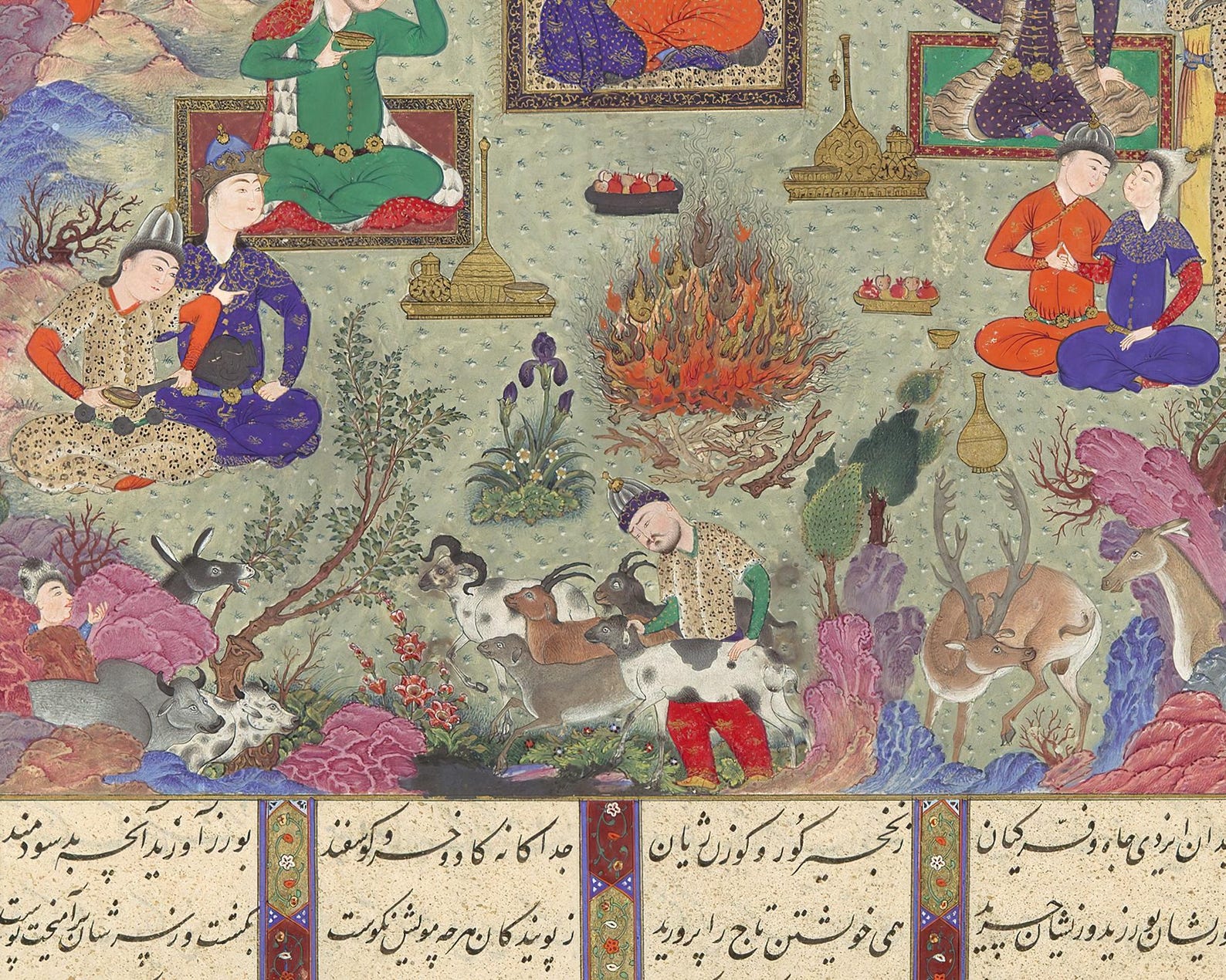 Persian Miniature Art From Shahnameh | Shahnameh Story | Persian Wall ...