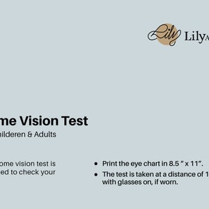 Pediatric Eye Chart Poster, Vision Chart, Visual Acuity Test, Snellen ...